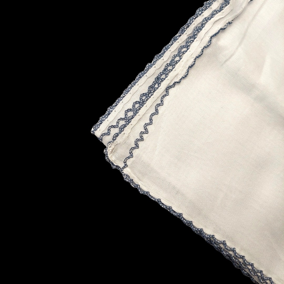 Gray Crochet Lace Edges Cheesecloth Scarf Authentic Hammam Bath Hair ...