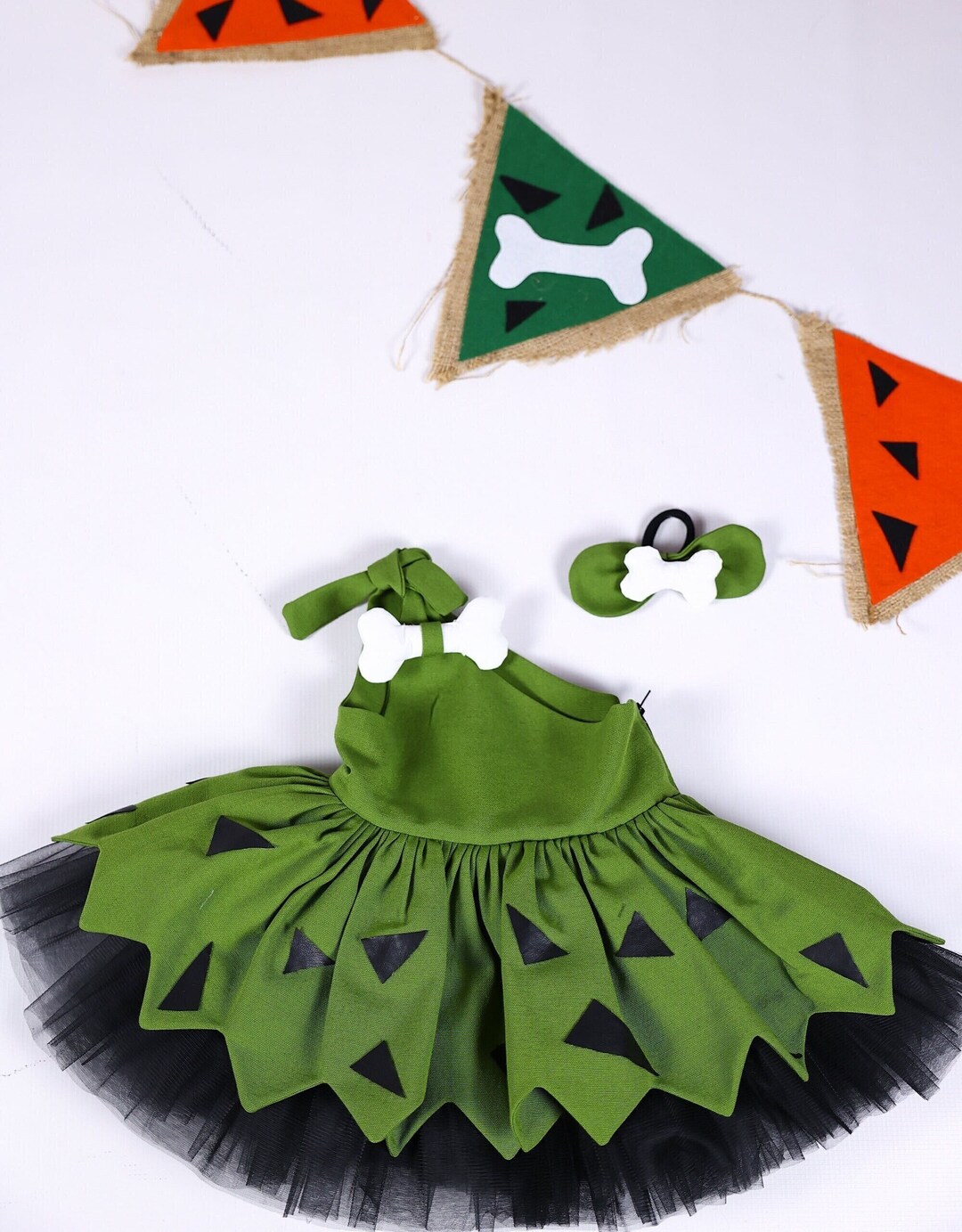 Pebbles Flintstone Costume, Pebbles Flintstone Outfit, Pebbles Birthday ...