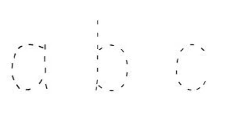 Children's Activity Learn the Alphabet - Printable Letter Tracing ...