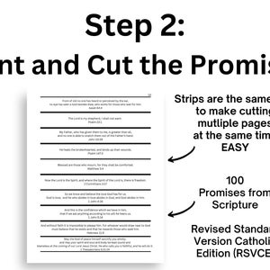 100 Promises From God DIY Jar - Catholic Present - 100 Revised Standard ...