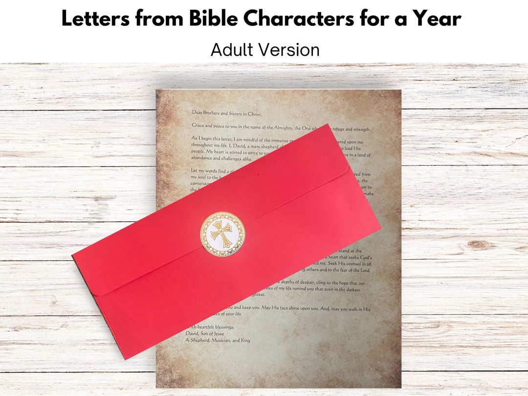 Letters From Bible Characters for a Year - Adult Version - US Mail ONLY ...