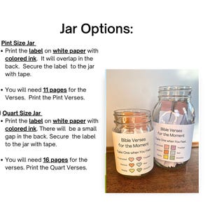 DIY Jar of Bible Verses for Emotions - Pastel - Instant Download ...