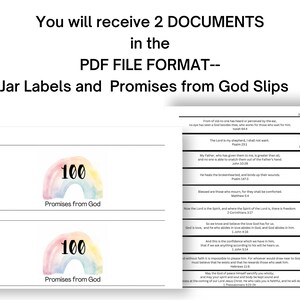 100 Promises From God DIY Jar - Catholic Present - 100 Revised Standard ...