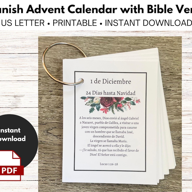 Spanish Advent Calendar - Etsy