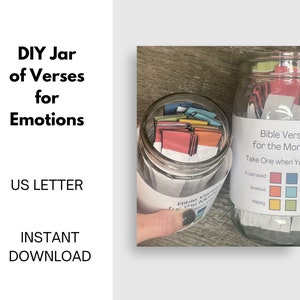 DIY Jar of Bible Verses for Every Emotion or Feeling Instant Download ...