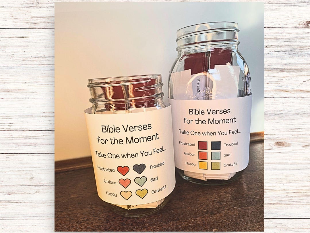 Catholic Men's DIY Jar of Verses for Every Emotion - RSVCE -instant ...