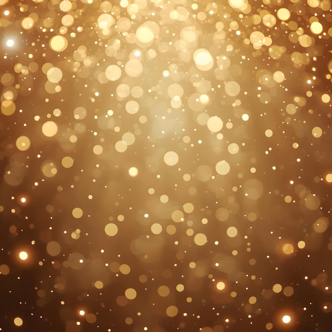 Golden Glitter Bokeh Background | Sparkling Light Texture | Luxury ...