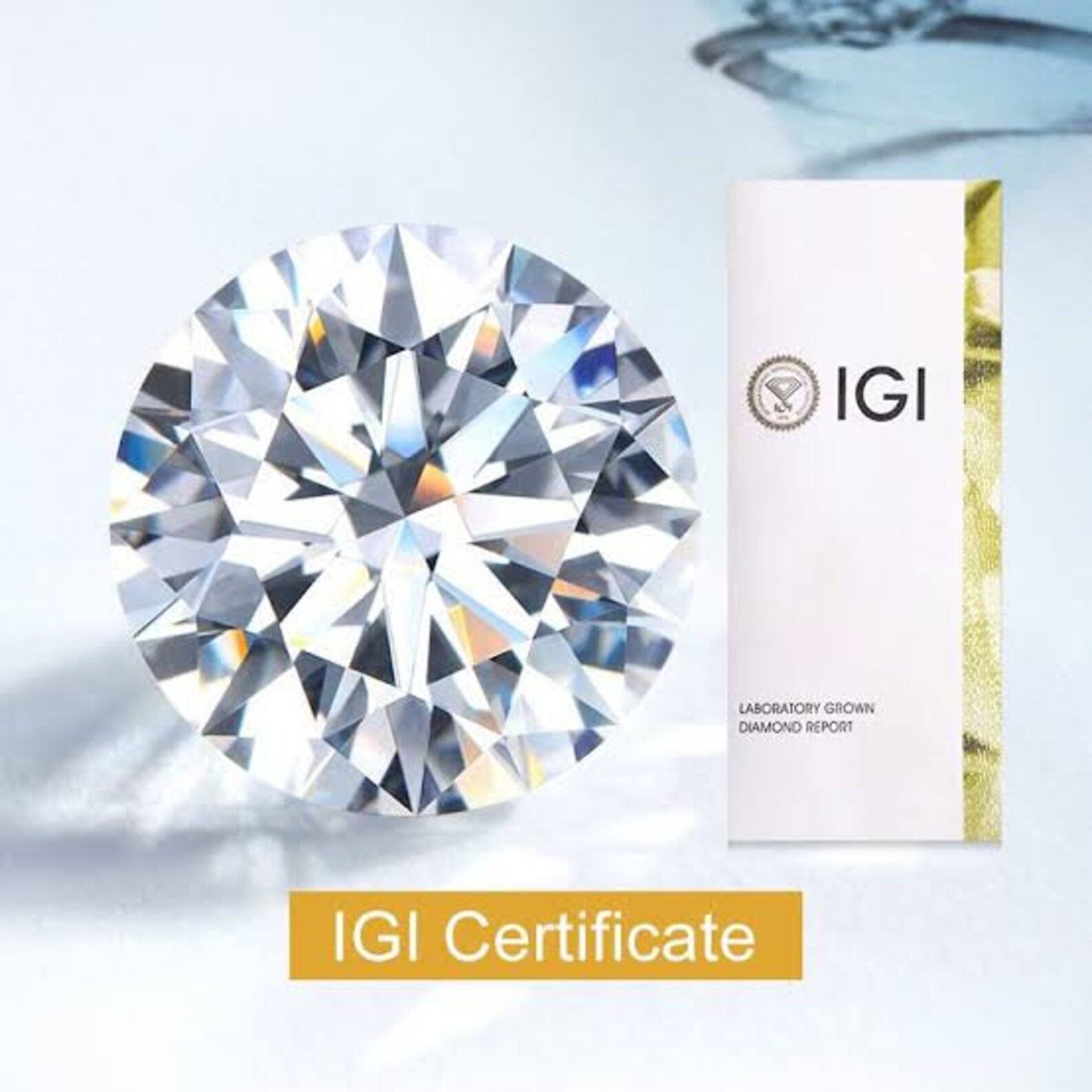 IGI CERTIFIED Lab Grown Diamond Pendant Solitaire Pendant Casual ...
