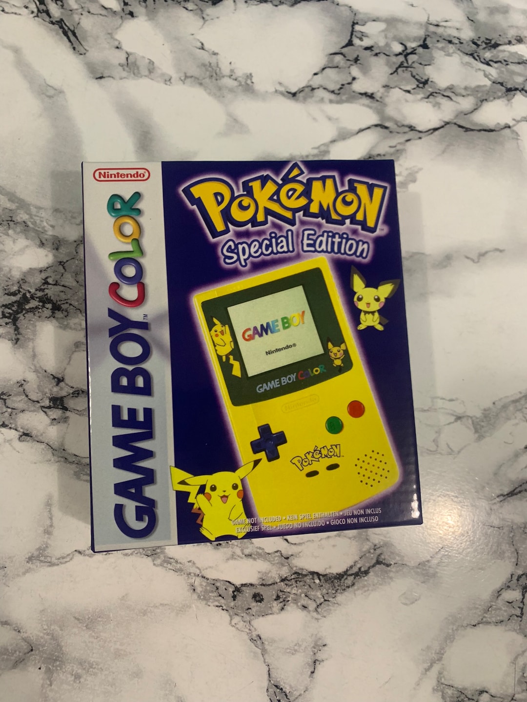 Caja Gameboy Color Edición Pikachu - Etsy