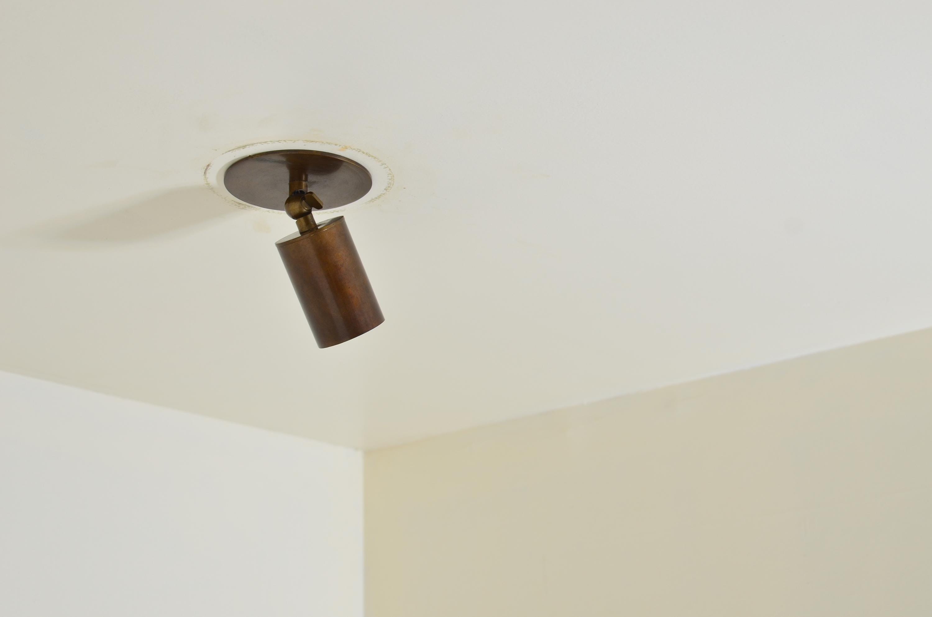 One Piece Patina Ceiling Cylinder , Small Cylinder Focus Light ...