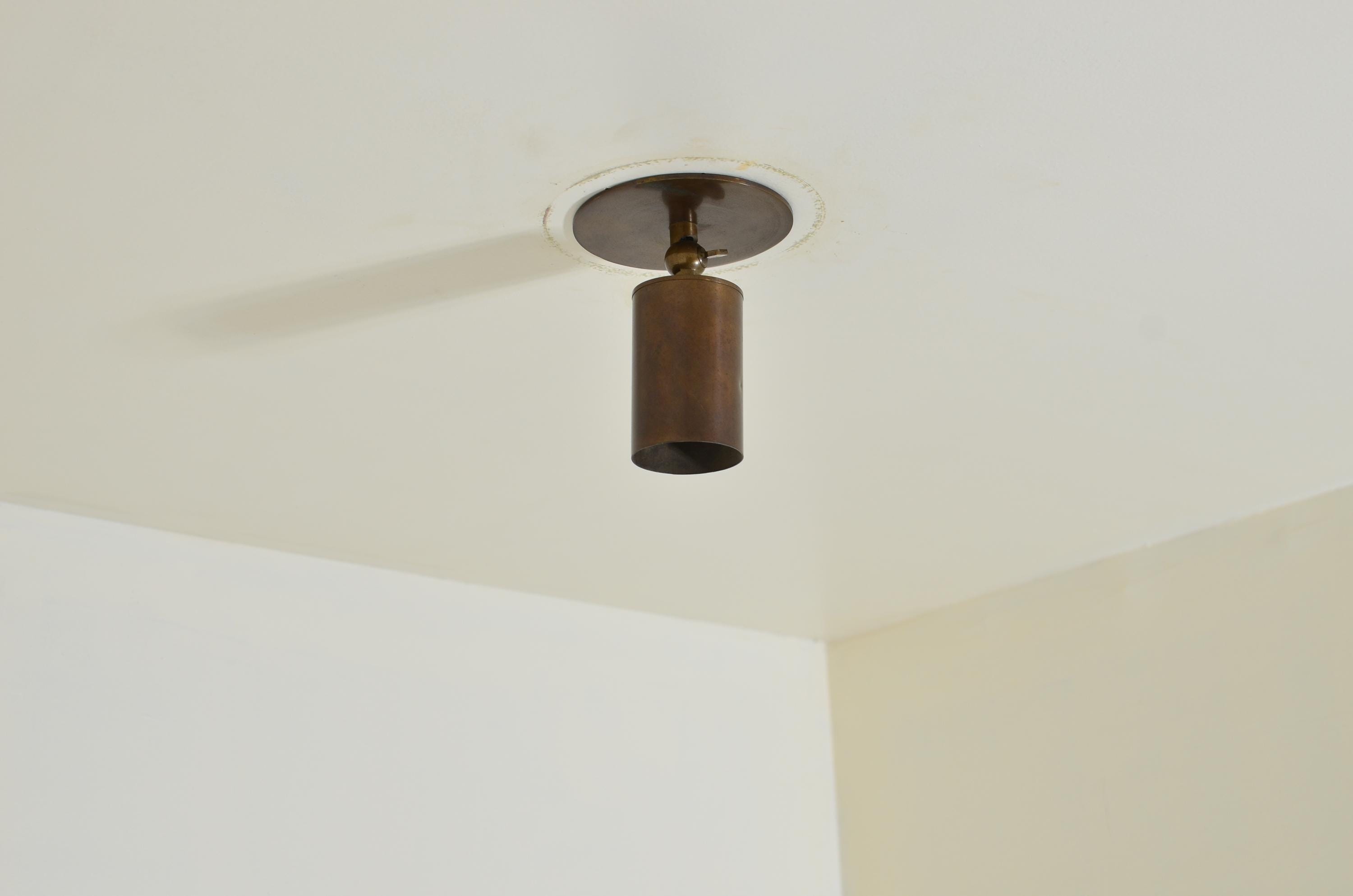 One Piece Patina Ceiling Cylinder , Small Cylinder Focus Light ...