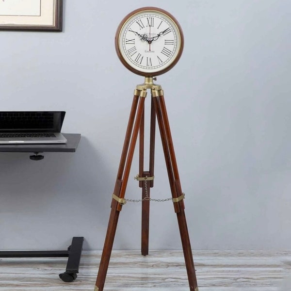 Tripod Floor Clock - Etsy