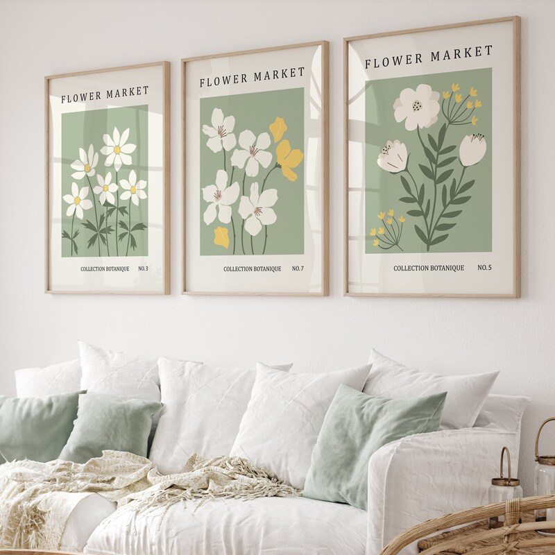 Matisse Green Botanical Art - Etsy