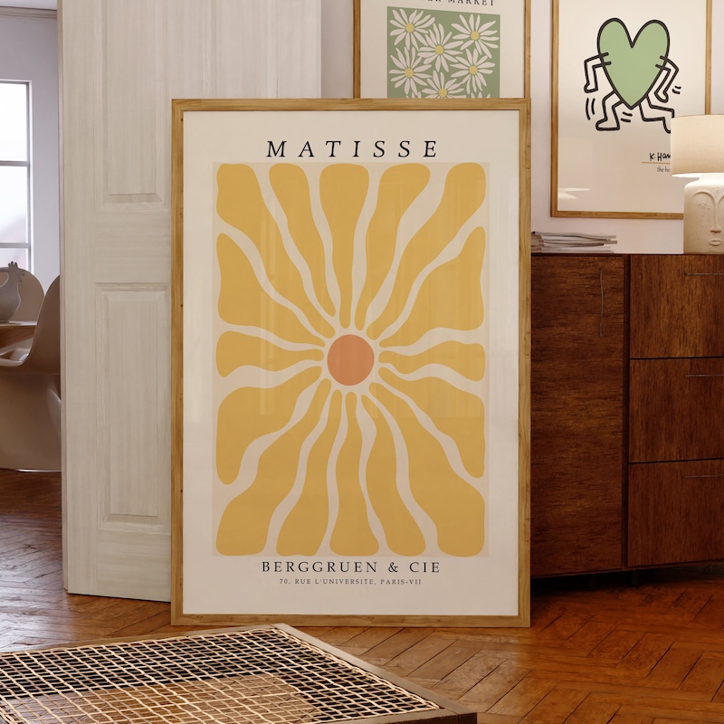 Yellow Matisse Print - Etsy