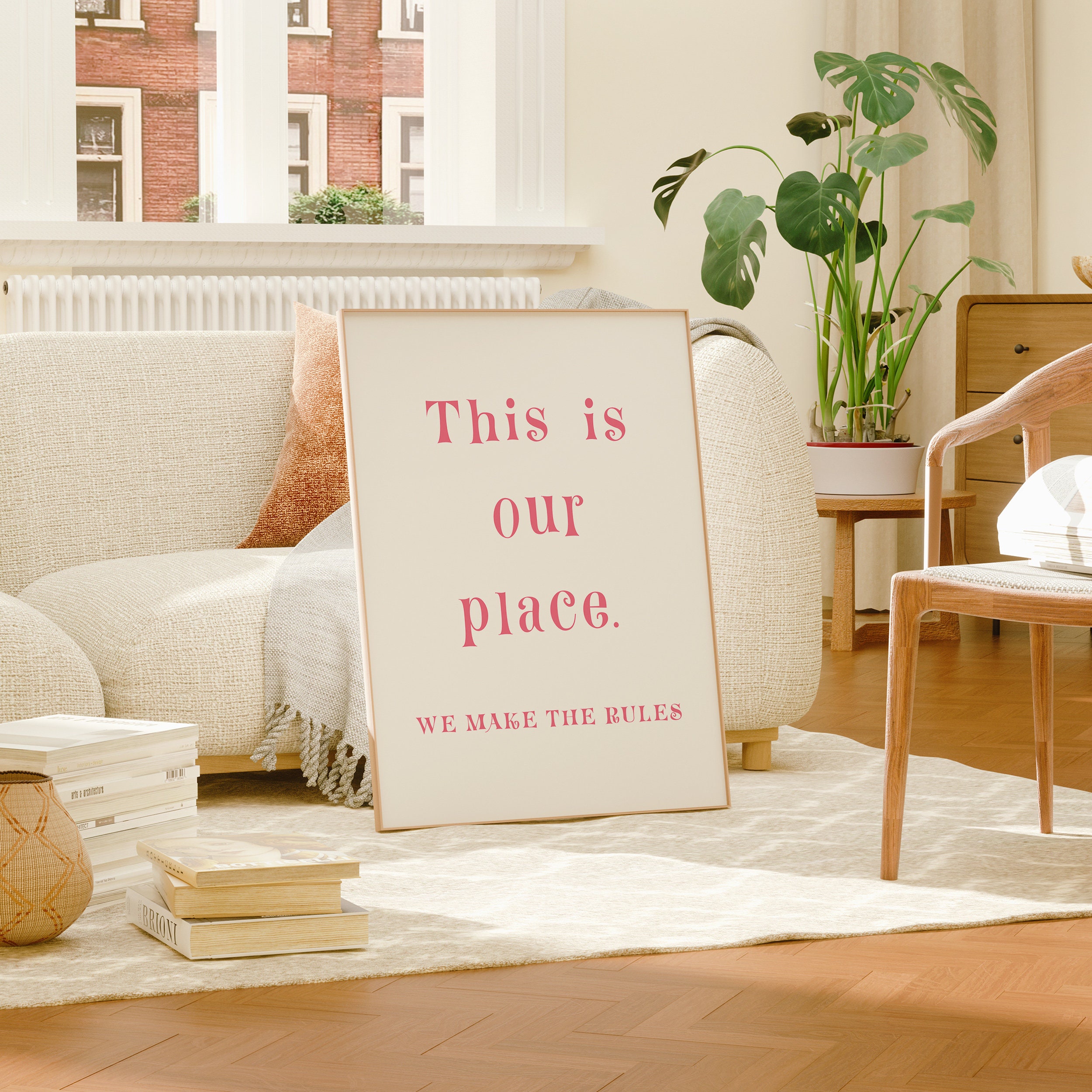 This is Our Place We Make the Rules Sign Print, Taylor Swift Lover ...