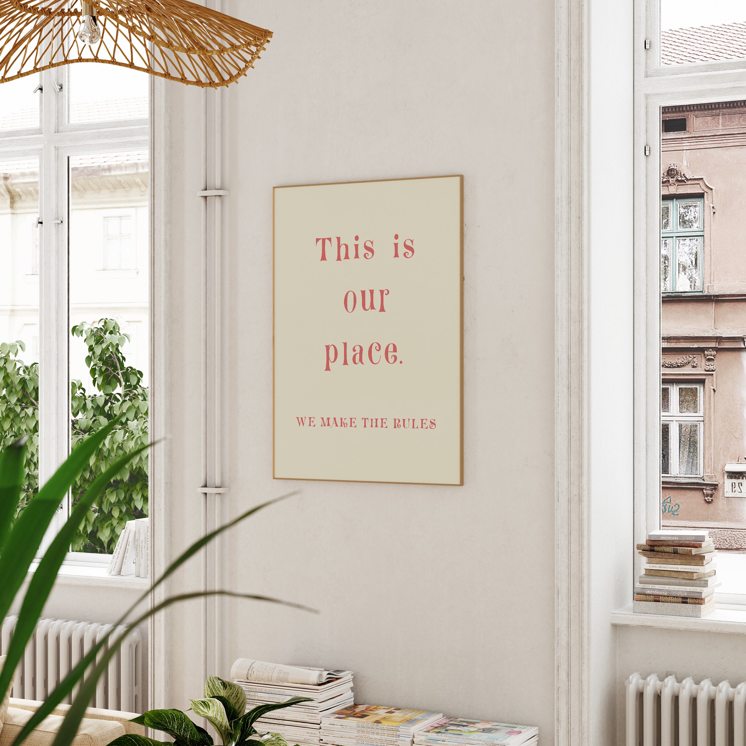 This is Our Place We Make the Rules Sign Print Taylor Swift - Etsy