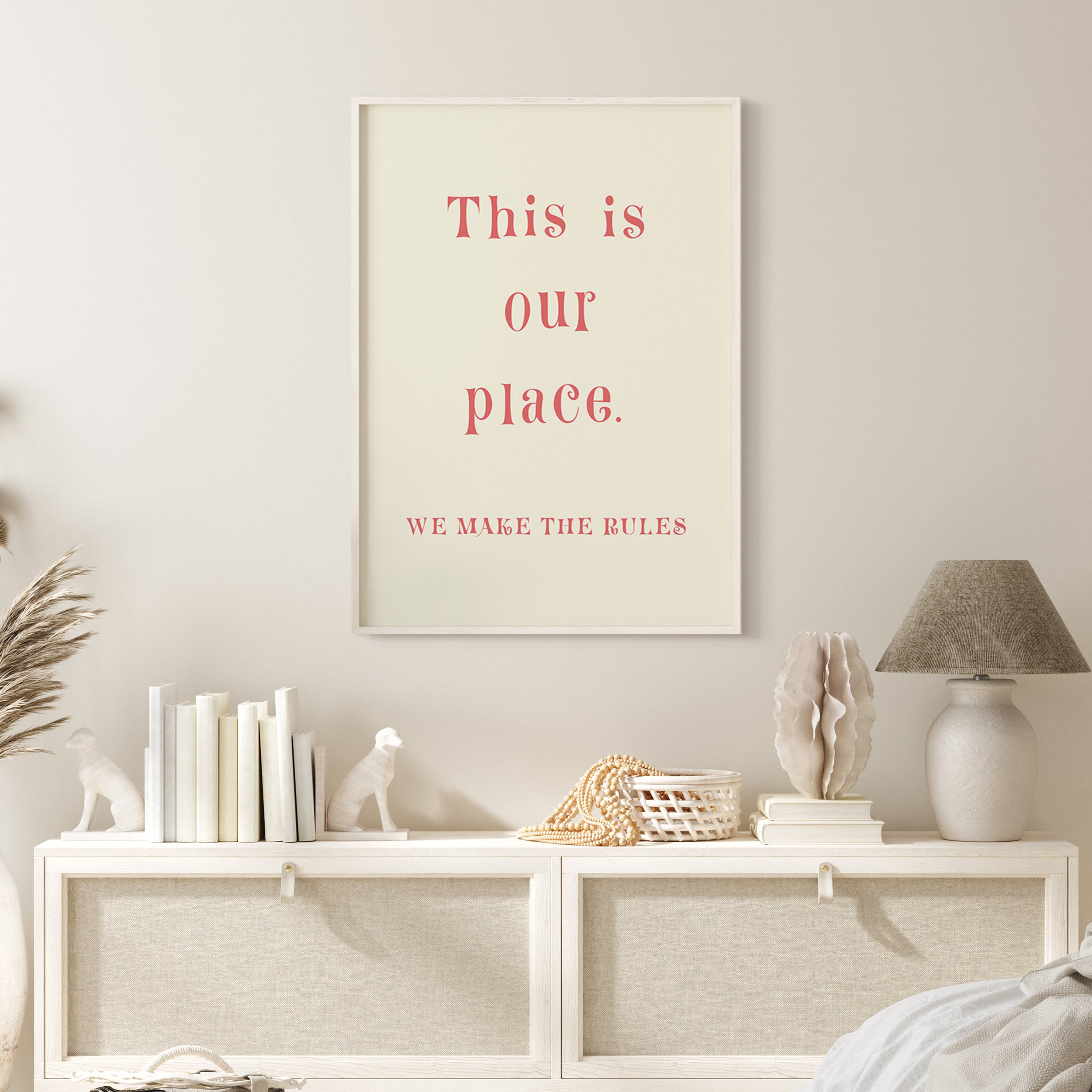This is Our Place We Make the Rules Sign Print Taylor Swift - Etsy