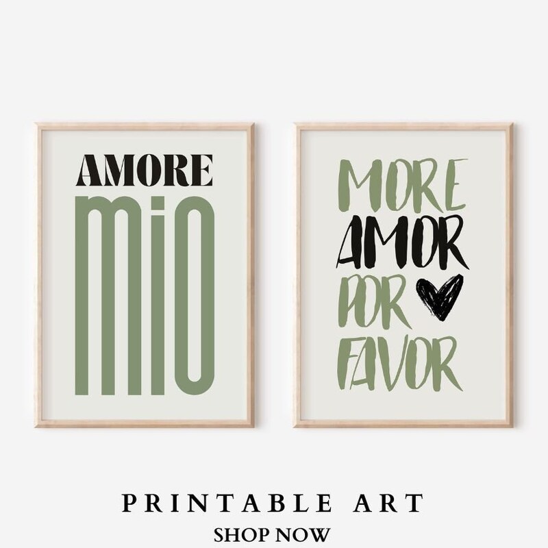 Amore Print - Etsy