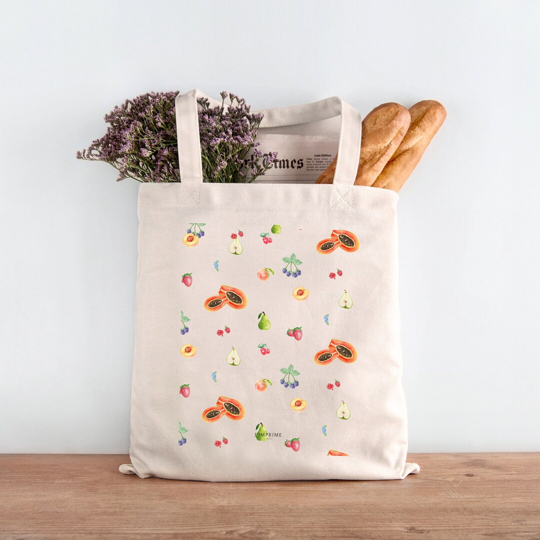 Djerf Avenue Dupe Canvas Tote Bag Gift for Her Small Tote Bags for ...