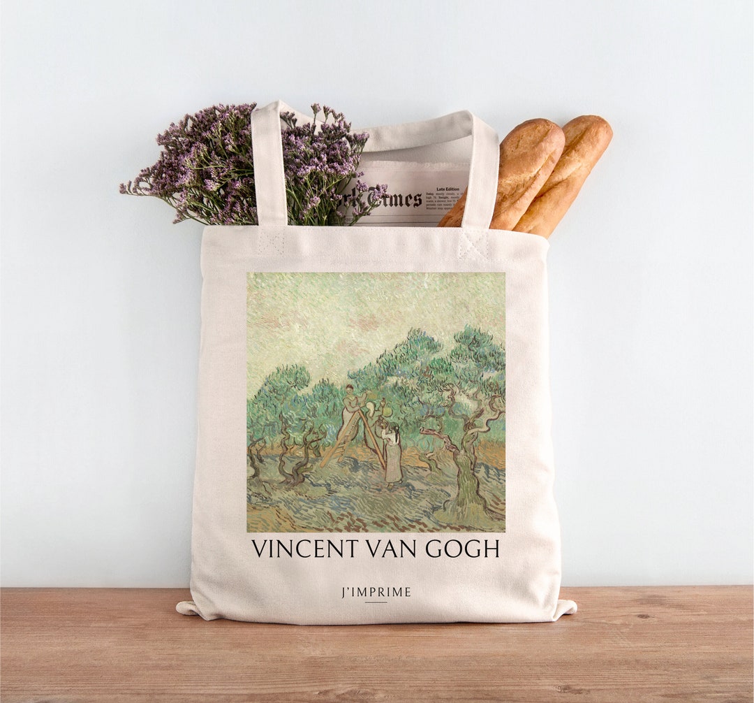 Vincent Van Gogh Tote Bag Artful Gift Canvasbag Laptop Totebag Painting ...