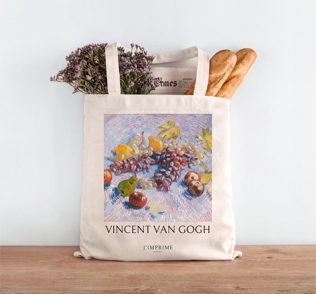 Vincent Van Gogh Tote Bag Artful Gift Canvasbag Laptop Totebag Painting ...