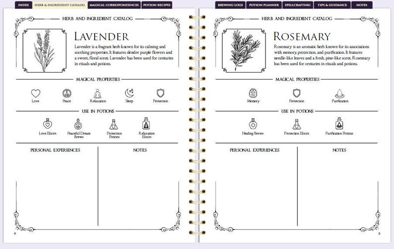 The Potion Maker's Handbook: A Journal of Mystical Brews Potion Making ...