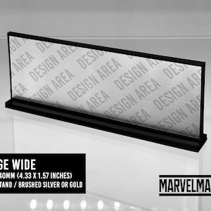 Custom Free Standing Name Plate Display Plaque for Action Figures, Toy ...