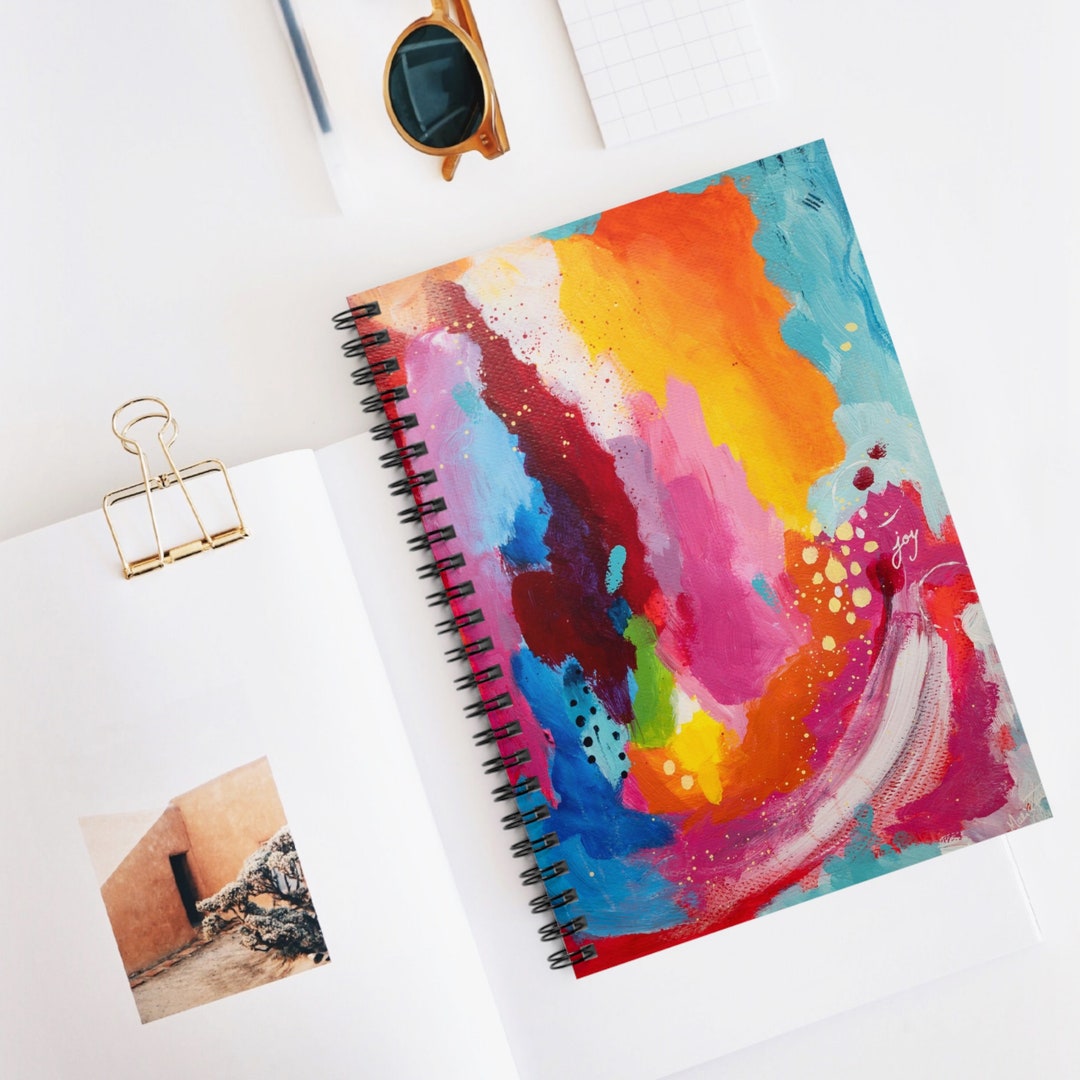 Cute Joy Spiral Notebook A5 Size Lined, Joy Notebook as Gift Idea ...