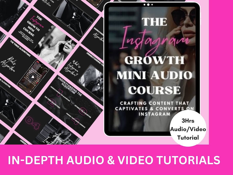 Instagram Growth Blueprint 3hr Mini Audio Course, Private Label Rights ...