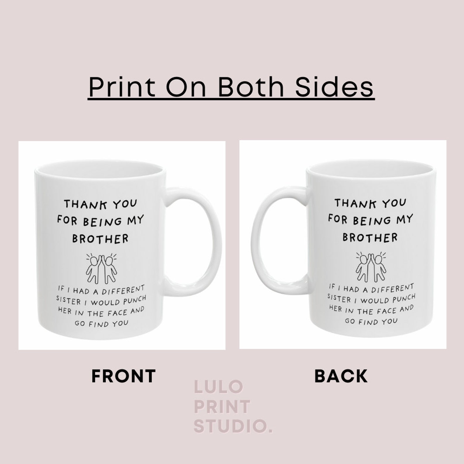 Funny Brother Mug. Best Brother Gift. Funny Brother Sibling Gift ...