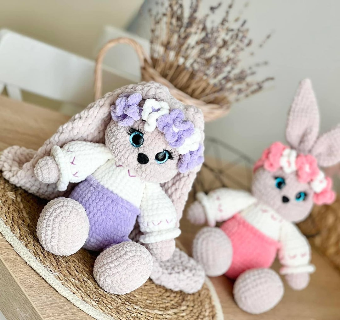 Sweet Bunny Crochet Pattern - Etsy