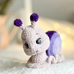 Crochet Pattern Snails, Crochet Spring, Amigurumi Snail, Easy Crochet ...