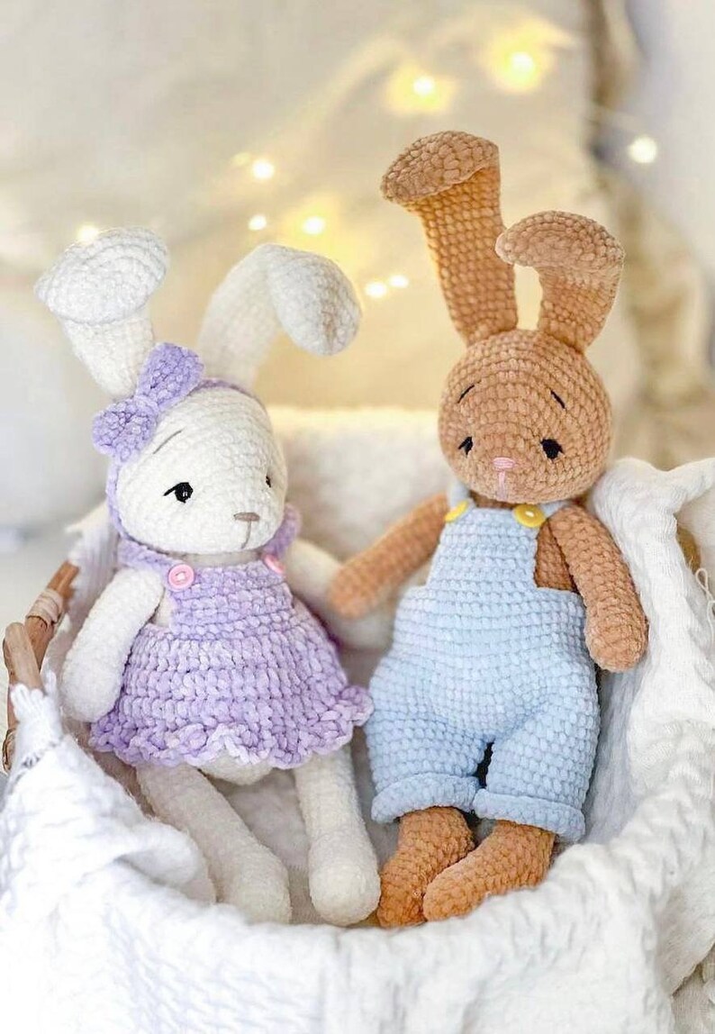 Crochet Pattern Rabbits Bunny - Etsy