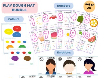 Play Dough Mats Toddler Printable Activities Playdough Mats Homeschool ...
