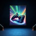 Set of 3 Neon Gaming Posters DIGITAL DOWNLOAD Gamer Wall Art Prints for ...