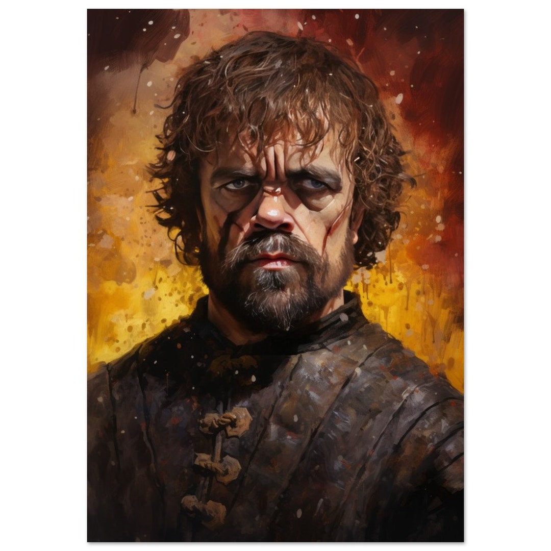 Tyrion Lannister Poster Game of Thrones Art Print, Iconic Character ...