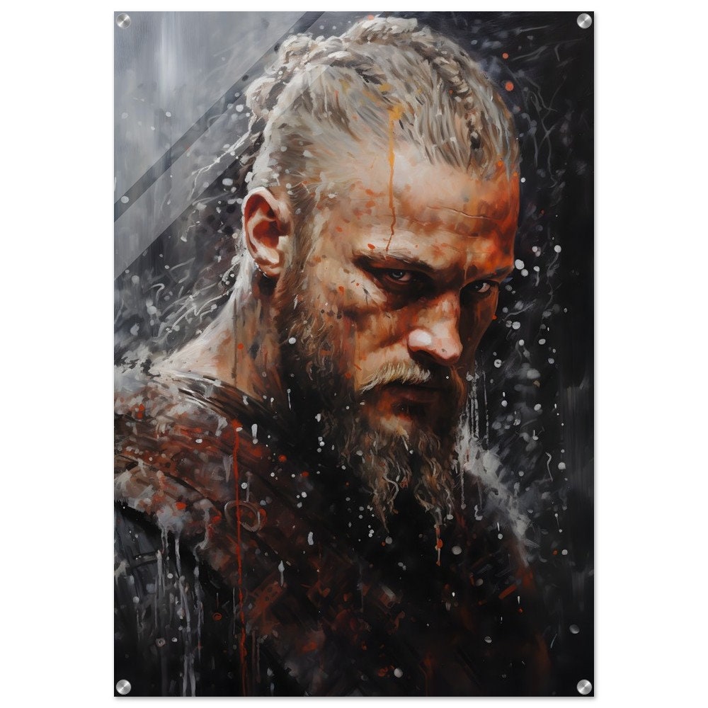 Ragnar Lothbrok Vikings Acrylic Print - Etsy