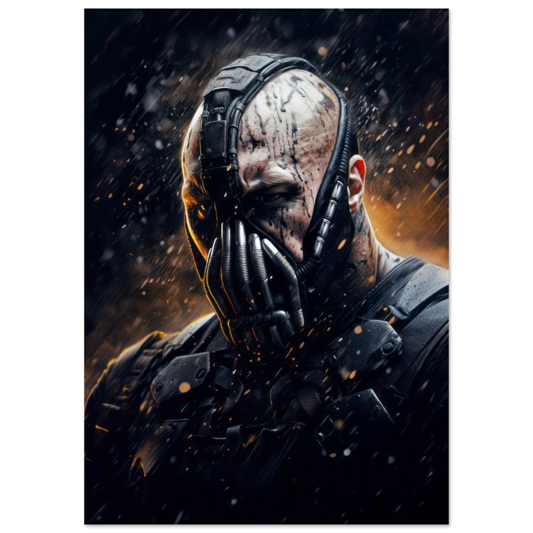 Bane Poster the Dark Knight Art Print, Villain Wall Decor, Batman Movie ...