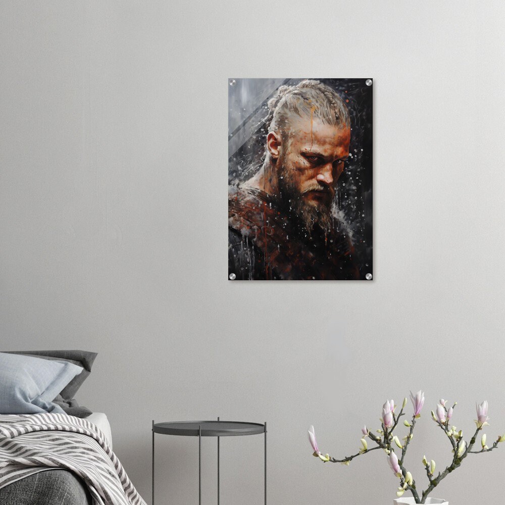 Ragnar Lothbrok Vikings Acrylic Print - Etsy