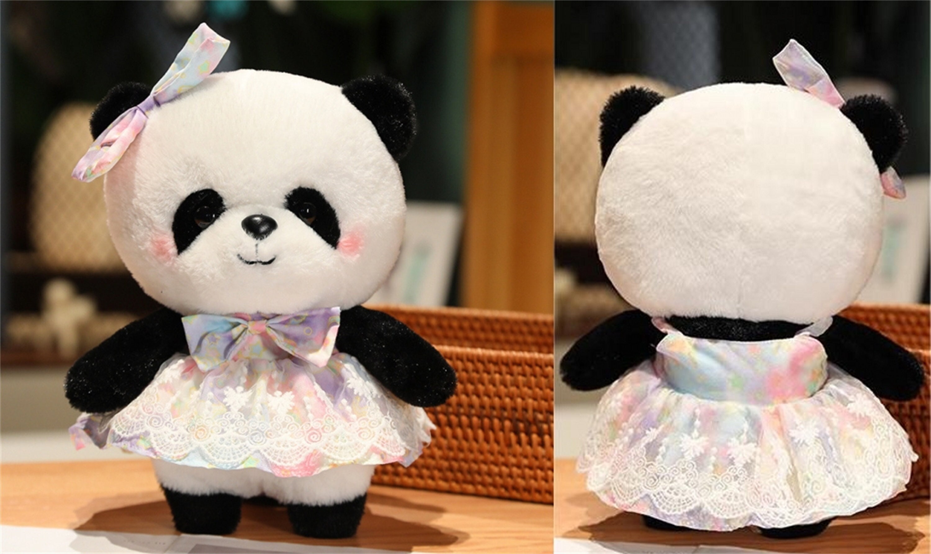 Cute Pandas in Dresses of Multiple Styles Plush Toyplushy - Etsy