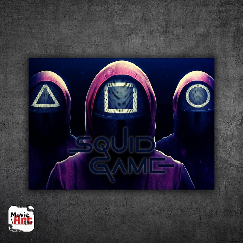 Squids Game Poster - Etsy