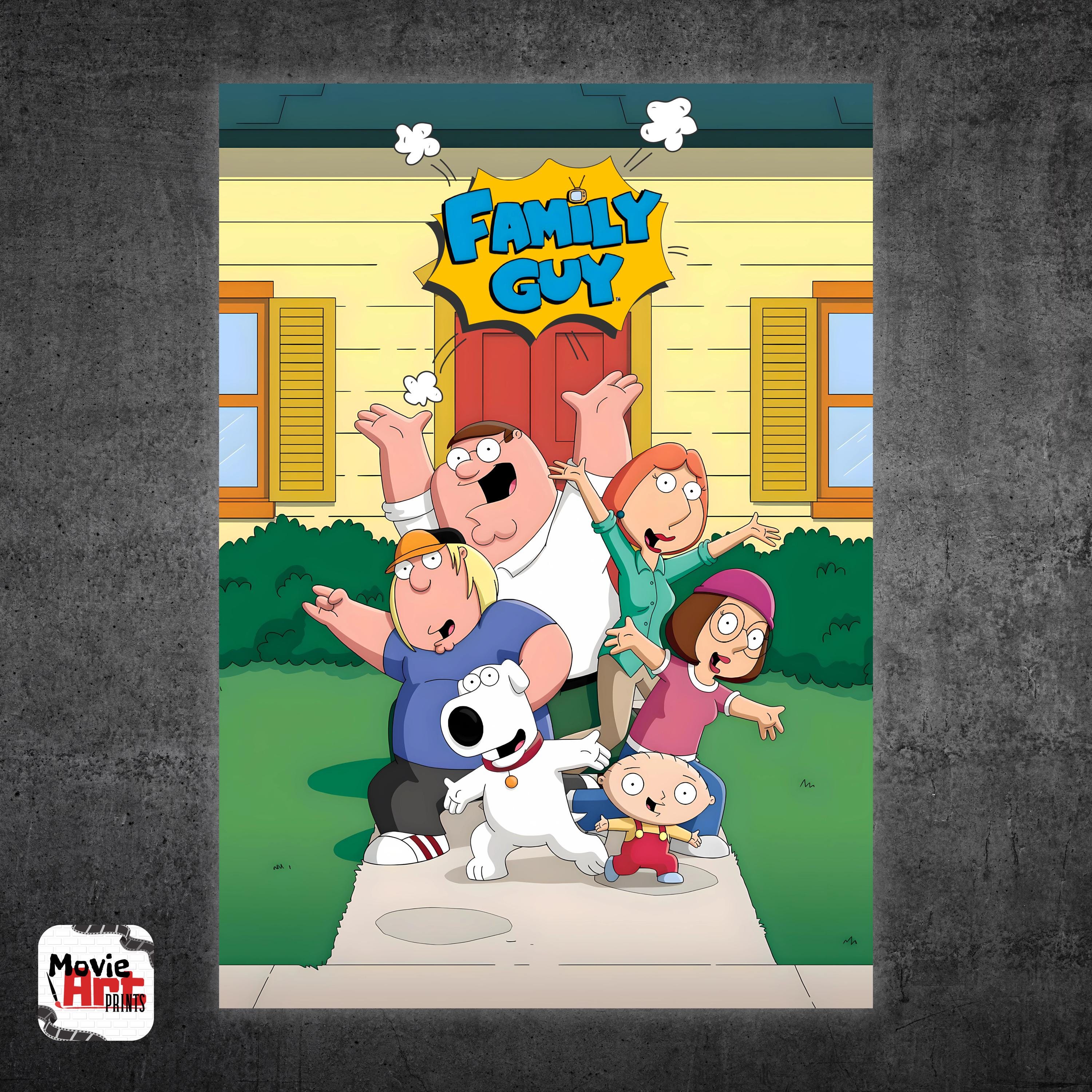 Family Guy Griffin Family Poster - Vibrant Digital Download, Fun ...