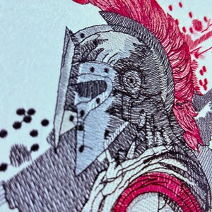 Spartan Machine Embroidery Design Ancient Warrior Embroidery Spartan ...