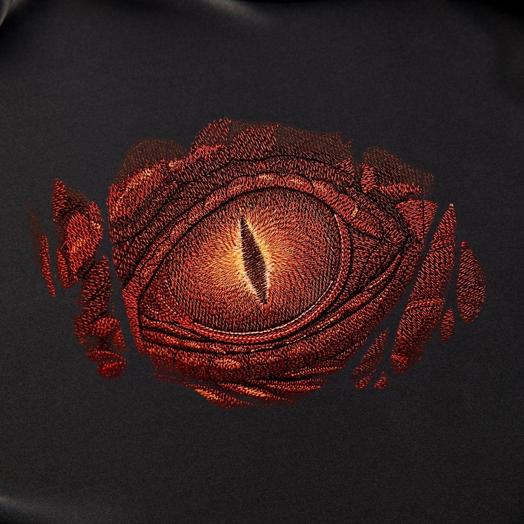 Eye of Dragon Machine Embroidery Files Scary Dragon Eye Embroidery ...