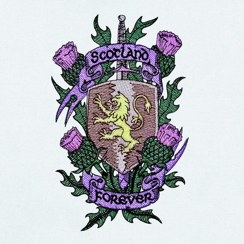 Thistle Embroidery Pattern - Etsy