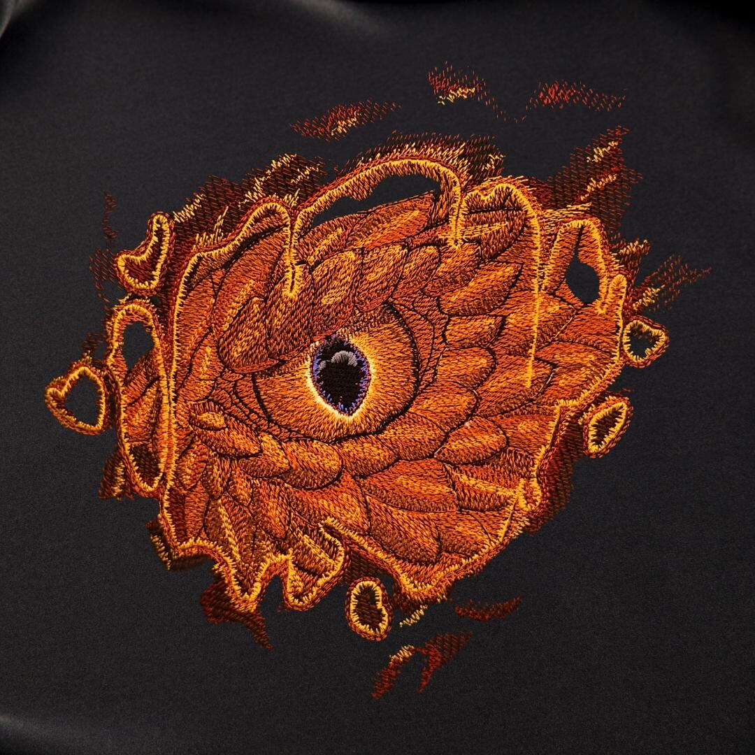Dragon Eye Machine Embroidery Design Fantasy Dragon Eye Embroidery ...