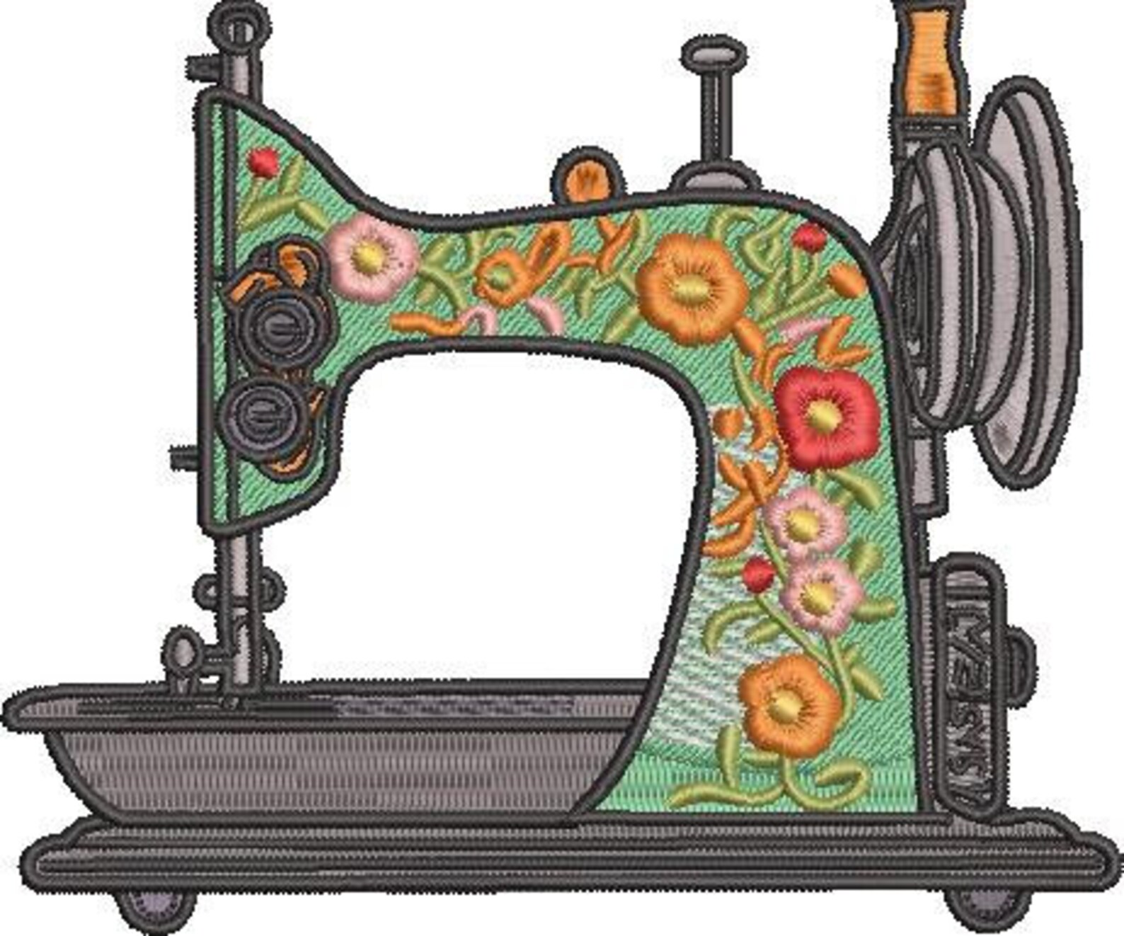 Nana's Old Sewing Machine Embroidery Design Old Sewing Machine ...