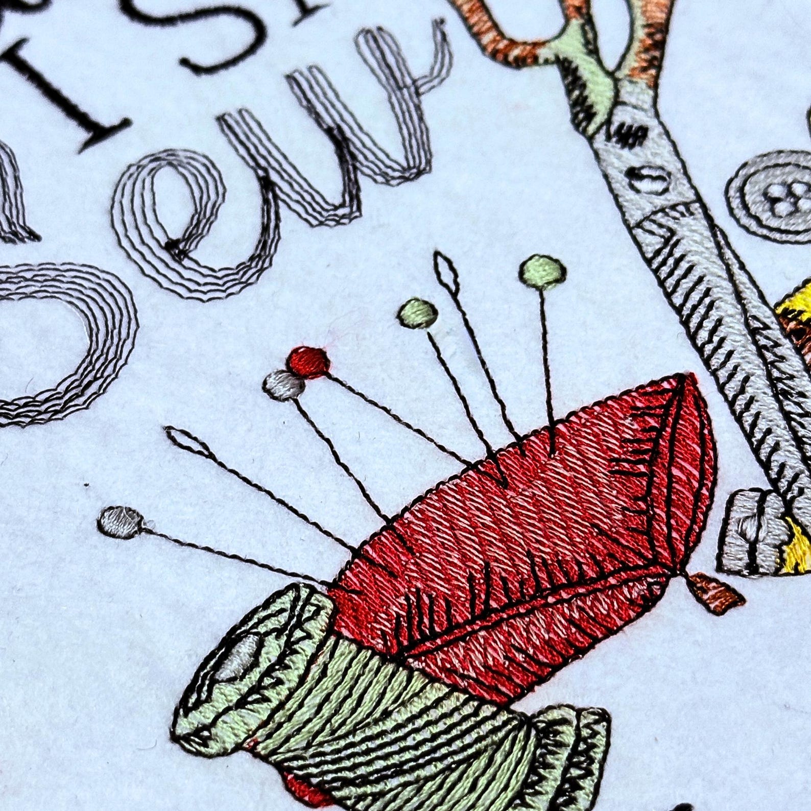 Because I Said Sew Sewing Machine Embroidery Design Sewing Supplies ...