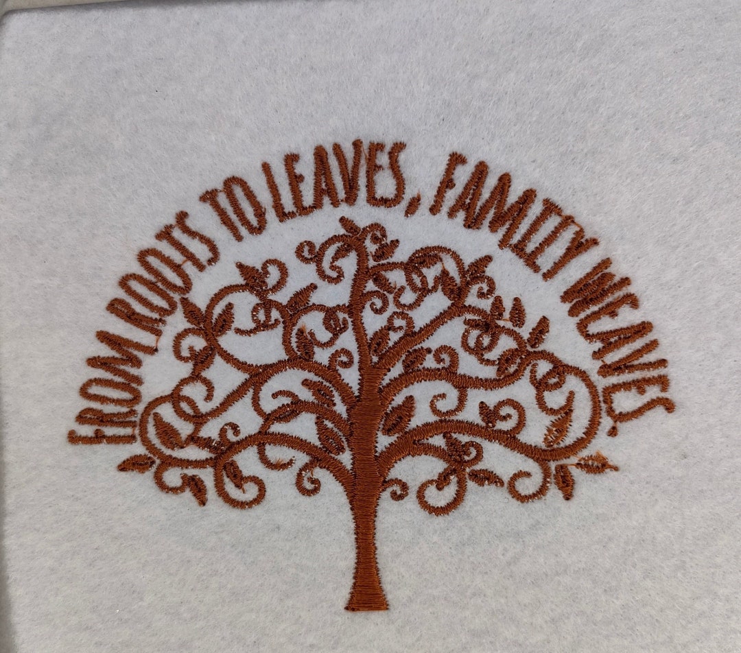 From Roots to Leaves Family Weaves Machine Embroidery Design Family ...