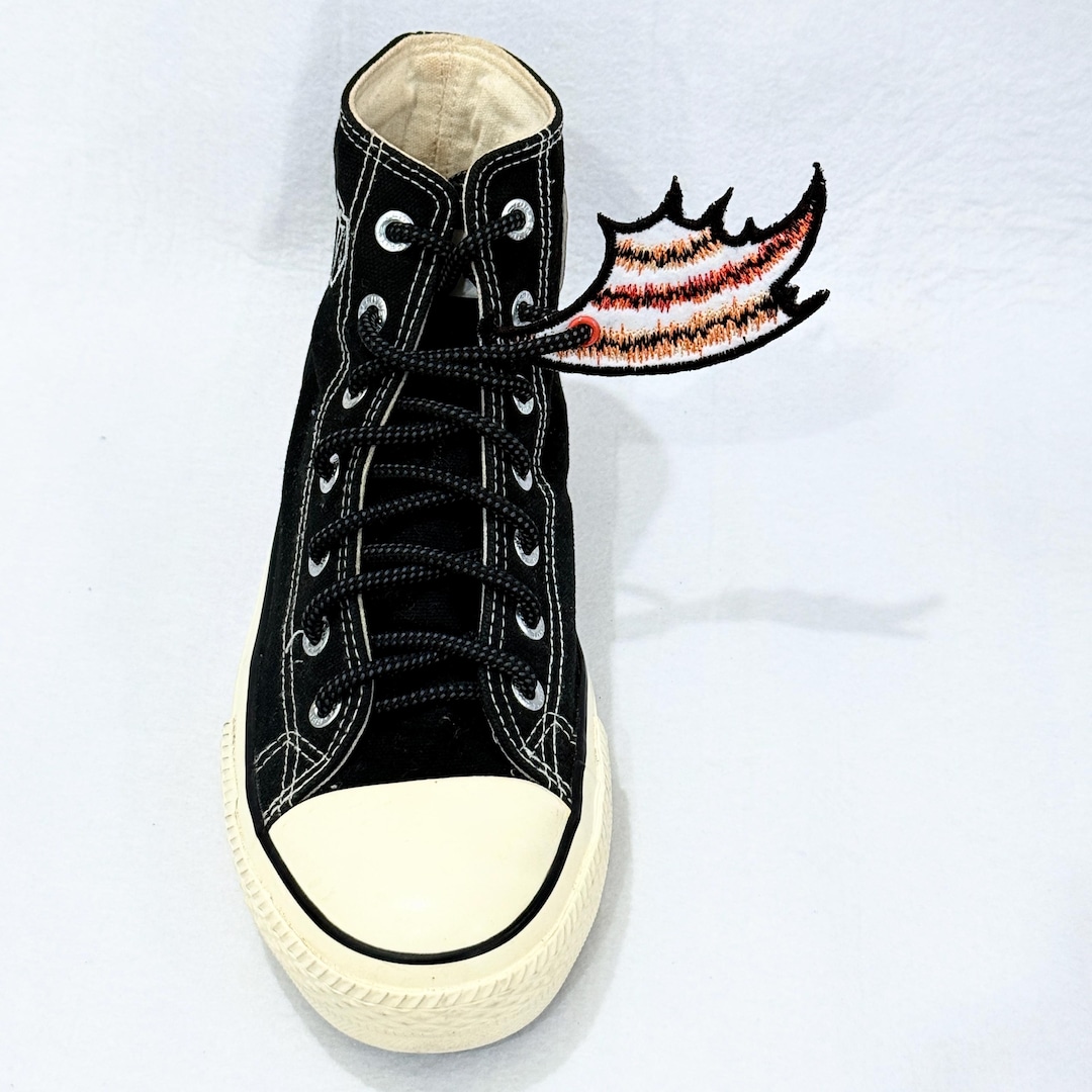 Dragon ITH Shoe Wing Embroidery Design in the Hoop Dragon Winge ...